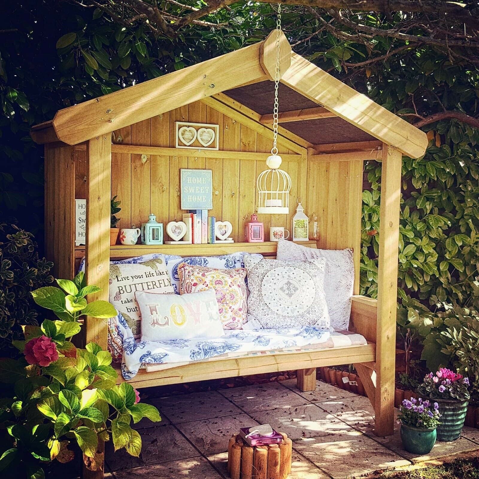Cottage Enclosed Arbour - Taylors Garden Buildings