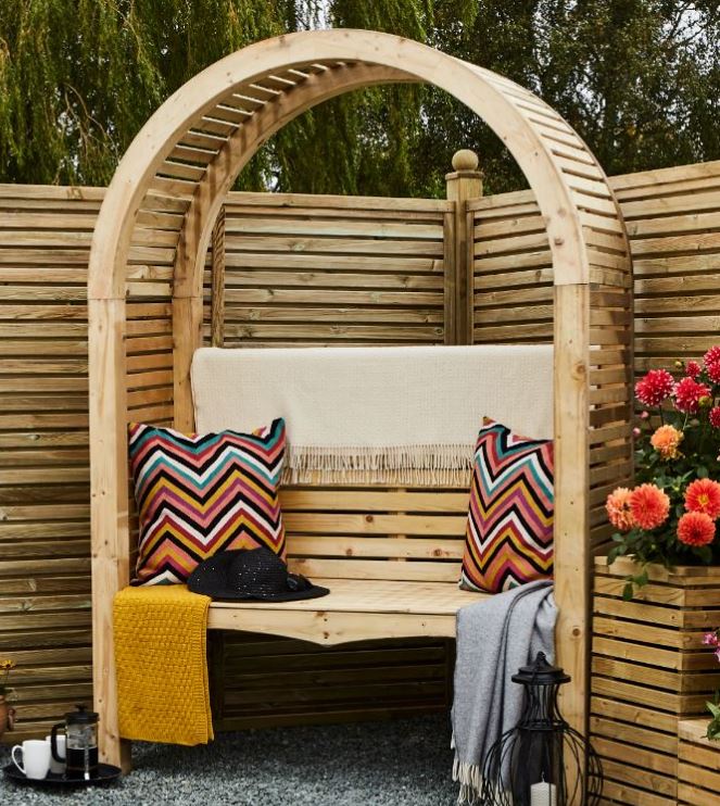 Contemporary Arbour - Taylors Garden Buildings