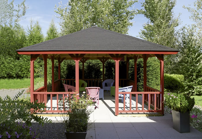 Lugarde Free Standing Veranda Madeira 4.2x4.2m - Taylors Garden Buildings