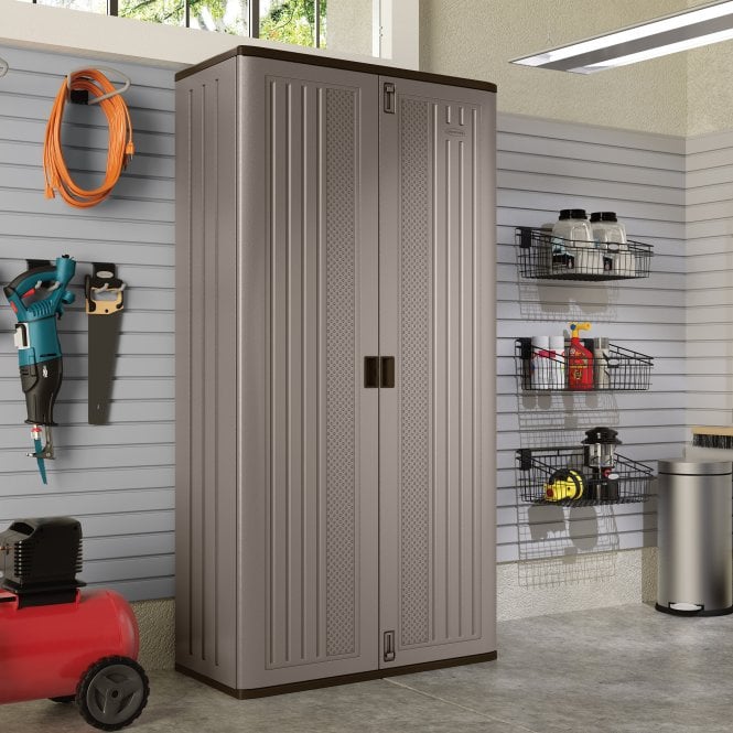 Suncast Haven Mega Tall Storage Cabinet - Taylors Garden Buildings